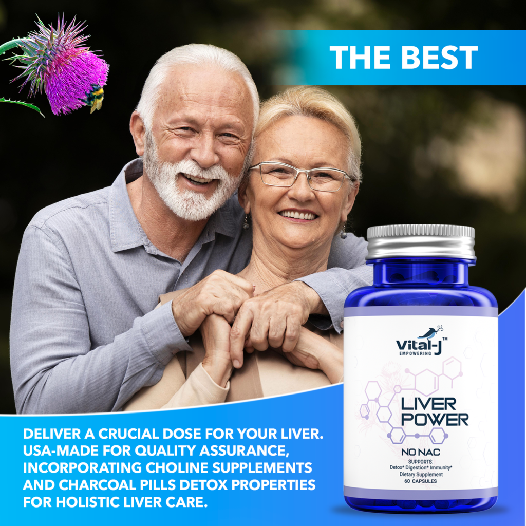 Liver Power Support Supplement 1104mg 21-in-1 Complex, 60 Veggie ...